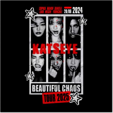 Katseye The Beautiful Chaos Concert Tour 2025 Katseye Posters And