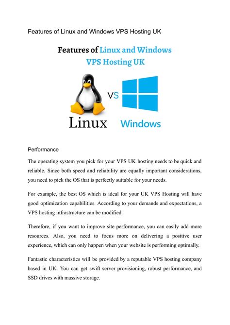 ppt what is the difference between linux and windows vps uk