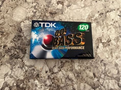 Tdk 120 Minute Cd Bass Blank Audio Cassette Tape Brand New Factory