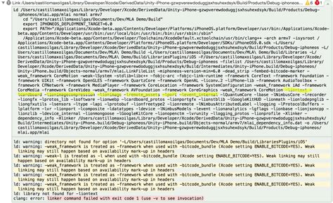Library Name Misspelled On Xcode Project Imported From Unity Stack Overflow