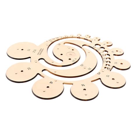 Radius Ruler Multifunction Drawing Ruler Mathemati Vicedeal