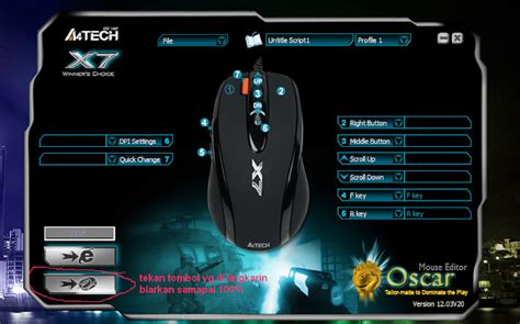 Tennetstation Cara Setting Mouse Macro X7