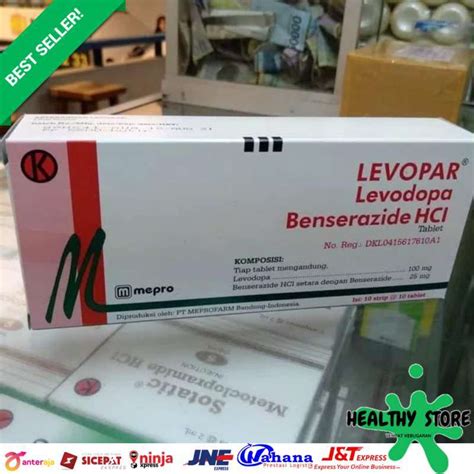 Promo Levopar Levodopa 100 Mg Benserazide Hcl 25 Mg Per Box Isi 10