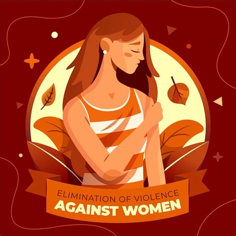 Premium Vector Flat Illustration For International Day For The Elimination Of Violence Against
