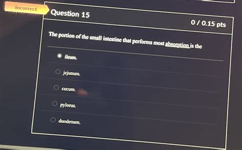 Solved Incorrectquestion 1500 15 ﻿ptsthe Portion Of The