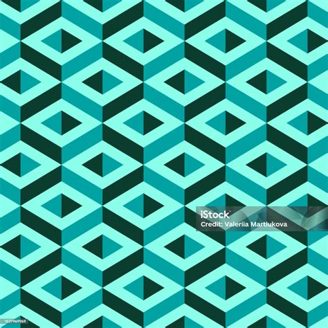 기하학적 이음매 없는 패턴 마름모의 간단한 기하학적 구조 반복되는 질감 볼록한 모양 인쇄물 직물 직물 직물 가정 장식 가구 호일을 위한 디자인 0명에 대한 스톡 벡터 아트