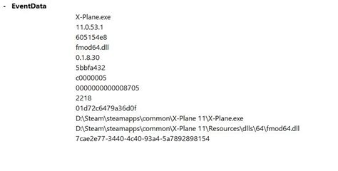 Ctd Faulty Module Fmod64dll Xp11 Technical Support Cubbys Corner