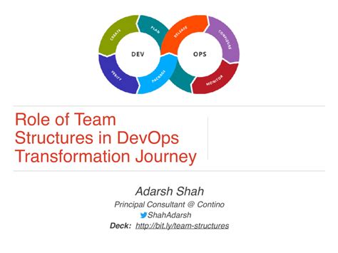 role of team structures in devops transformation journey speaker deck
