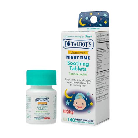 Dr Talbots Chamomile Night Time Soothing Tablets For Teething Infants