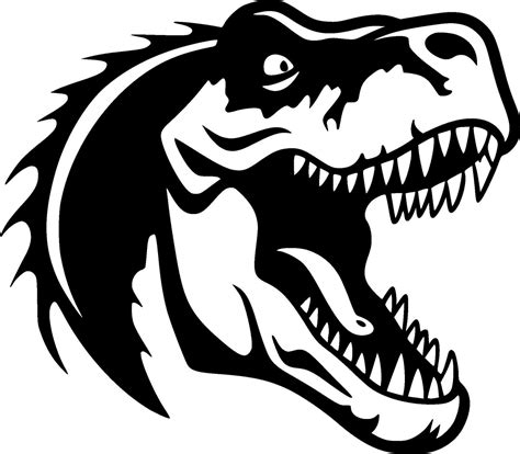 T Rex Minimalist And Flat Logo Vector Illustration 34341703 Vector