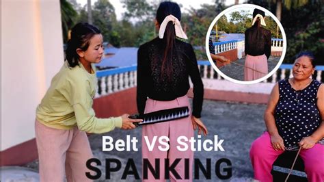 Belt Vs Stick Spank Challenge Funny Cards Game Funny Games Priya