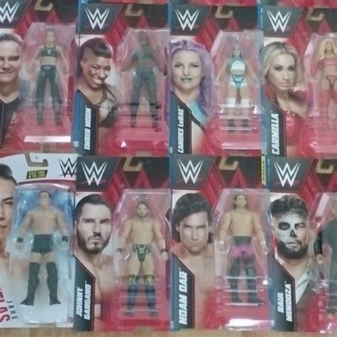 Mattel Toys Wwe Wrestlers Action Figures Set Of 8 Basic Nxts Guys