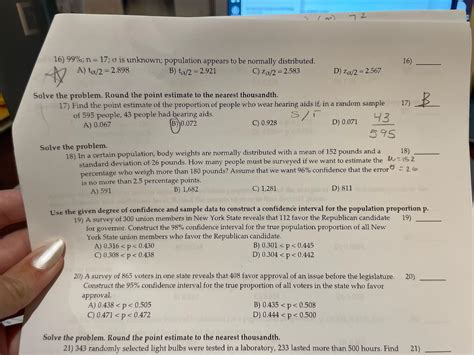 [college Level Statistics Statistical Methods] Hello I M At A Loss