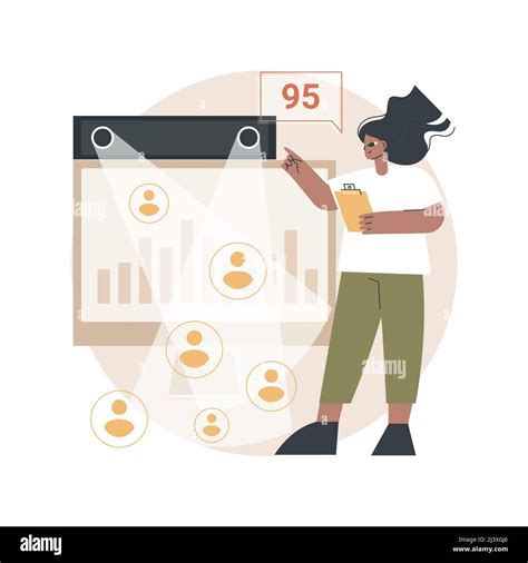 People Counter System Abstract Concept Vector Illustration Counting