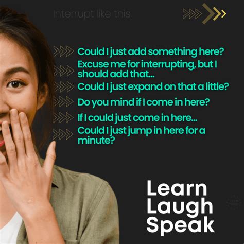How To Ways To Interrupt And Not Get Fired Learn Laugh Speak