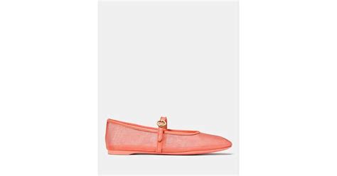 Kate Spade Halo Mary Jane Flat In Red Lyst