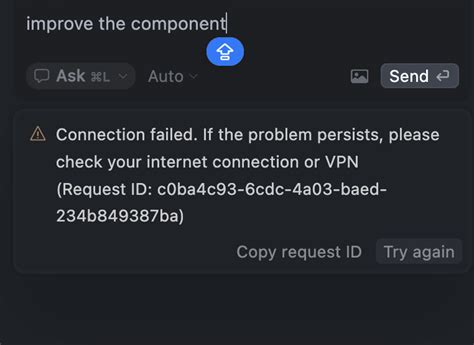 Connection Failed With An Error To Check Vpninternet Connection