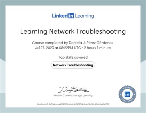 daniela j pérez cárdenas on linkedin certificate of completion