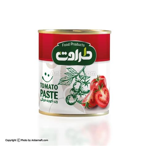 رب گوجه فرنگی قوطی کلیددار طراوت 800 گرم بازار انبارنفت