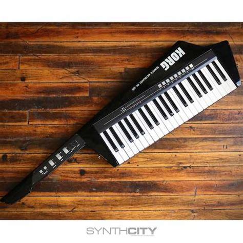 Korg 1980s Rk100 Keytar Midi Controller Black Keyboards Rock N Roll