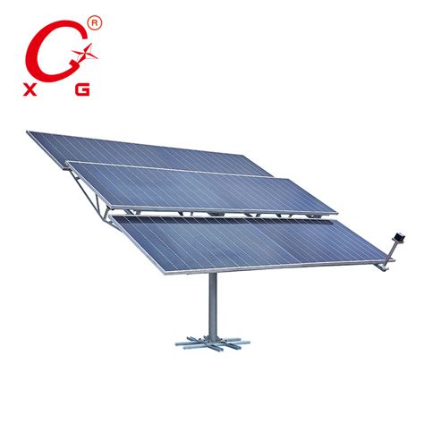 Dual Axis Solar Pv Tracking System 3kw Smart Tracker Silent Solar Power