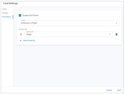 configuring card sections shibumi help