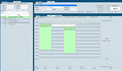 Time Sheet Transactions