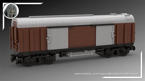 Lego Moc Cargo Wagon By Neosephiroth Rebrickable Build With Lego