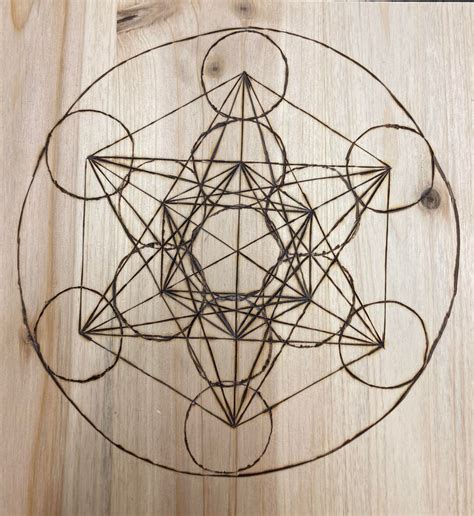 Metatrons Cube Crystal Grid Etsy