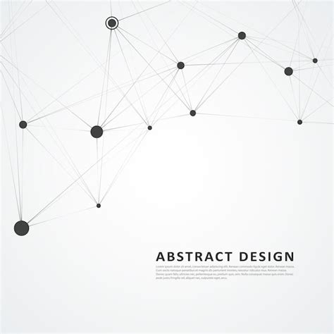 Premium Vector Connected Structure Lines And Dots Medical Technology