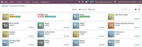 Setting In Odoo 16 Sales Odoo V16 Enterprise Edition Book