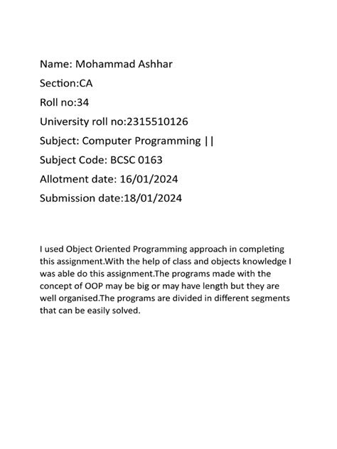 Python Assignment Pdf