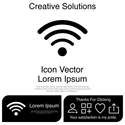 Wifi Icon Vector EPS 10 6644107 Vector Art At Vecteezy