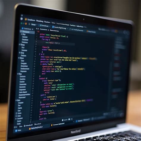Macbook Air M2 Con Script De Javascript En Visual Studio Stable Diffusion Online