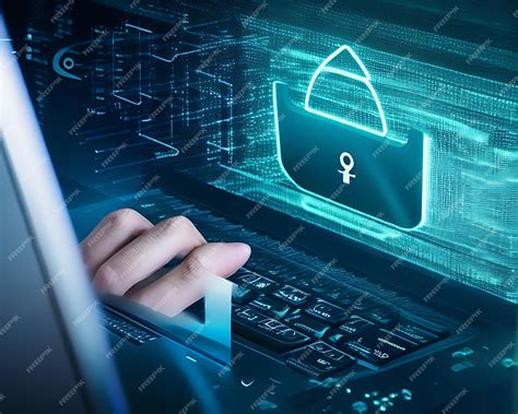 Premium Ai Image Cybersecurity Concept User Privacy Security And Secure Internet Access Future