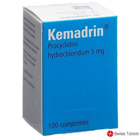 Buy Online Kemadrin Tabletten 5mg 100 Stück At Swiss Tablets