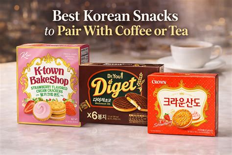 Best Korean Snacks To Pair With Coffee Or Tea