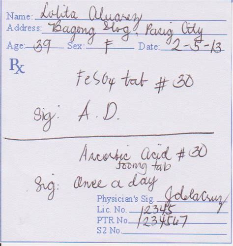 Sample Prescription Prescription Writing Explained Clearly Made For Medical