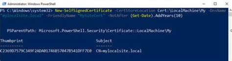 How To Create Self Signed Ssl Certificates In Windows 11 10
