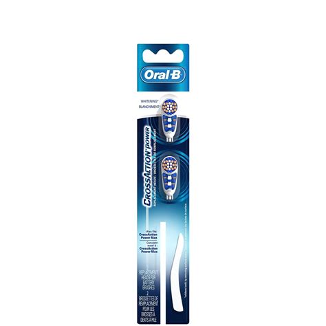 Oral B Crossaction Power Whitening Replacement Heads Pack Of 2 Buy