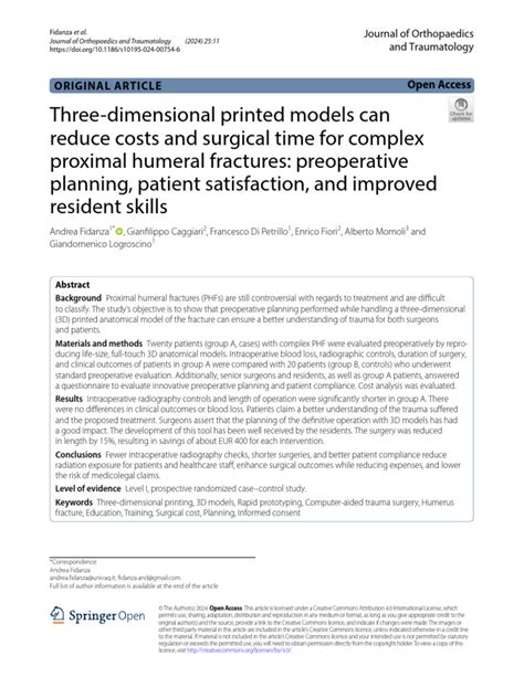 three dimensional printed models can reduce costs and surgical time for