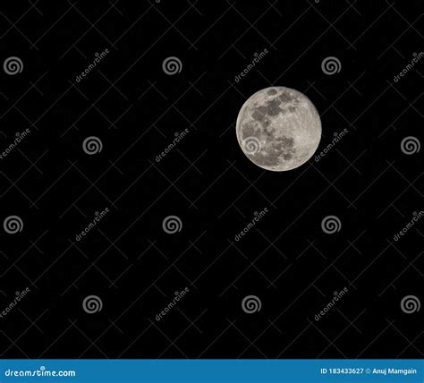 The super pink moon stock image. Image of planet, moonlight - 183433627