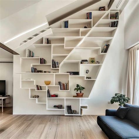 20 Stair Wall Shelf Ideas You Havent Tried Yet