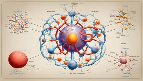 Premium Ai Image Human Cell Molecule