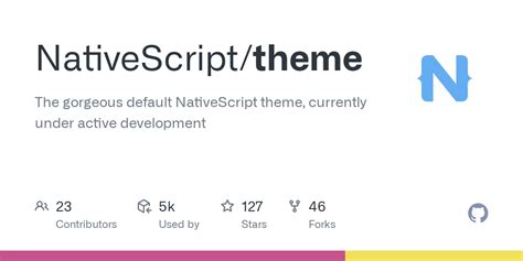 Github Nativescripttheme The Gorgeous Default Nativescript Theme