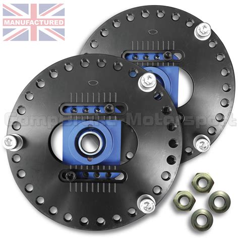 BMW E36 Adjustable Front Suspension Top Mount PAIR Next Generation 2 Piece Fully Guaranteed