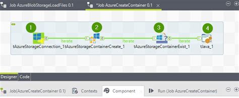 Microsoft Business Intelligence Data Toolstalend Etl Creating Azure Storage Blob Container