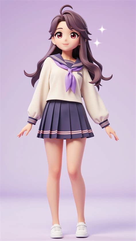 Free 3d Anime Girl Image Anime Girl Woman Download At Stockcake