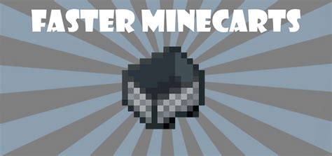 Faster Minecarts Addon For Minecraft