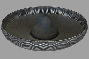 Sombrero Blender Models For Download Turbosquid